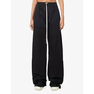 Rick Owens Drawstring Waist Stretch-cotton Trousers