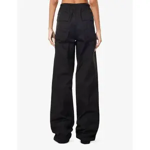 Rick Owens Drawstring Waist Stretch-cotton Trousers