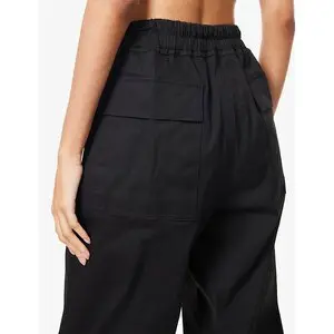 Rick Owens Drawstring Waist Stretch-cotton Trousers