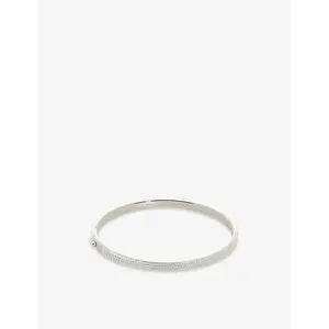 Monica Vinader Diamond Essential Sterling Bracelet - Silver