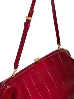 Alberta Ferretti Vertical-stripe Clutch Bag