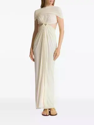 Alberta Ferretti Cut-out Maxi Dress