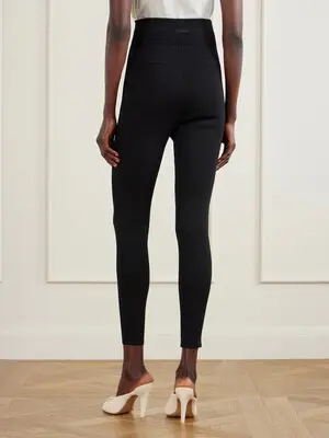 Chloé Paneled Stretch-knit Leggings