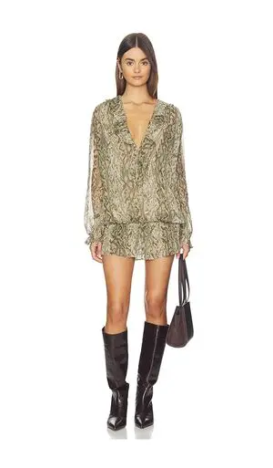 Tularosa Soca Mini Dress - Sage