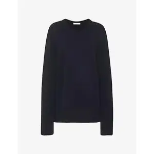 THE ROW Relaxed Wool-cashmere Knit Jumper - Black