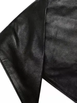NAMACHEKO Triangle Leather Scarf