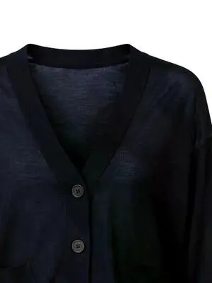 ROBERTO COLLINA V-neck Button-fastening Cardigan