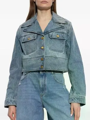 Michael Kors Button Cropped Jacket