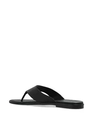 AeydĒ Amaya Thong Strap Flat Mules - Black