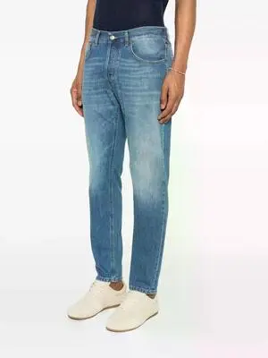 DONDUP Straight Leg Faded Jeans