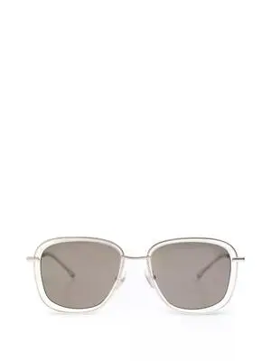 DIESEL® Square Frame Sunglasses - Silver