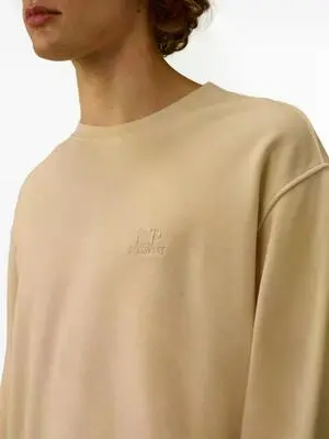 C.P. COMPANY Logo-embroidered Cotton Crewneck Sweatshirt