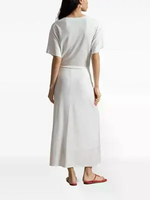 Polo Ralph Lauren Twist Detail T-shirt Dress - White
