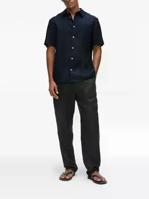 Karl Lagerfeld Embroidery Linen Shirt