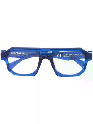 KUBORAUM Aviator Acetate Eyeglasses - Blue