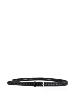 TOM FORD TOM FORD Braided Leather Belt Black