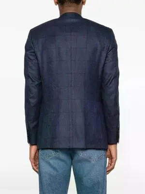 Canali Check Pattern Blazer