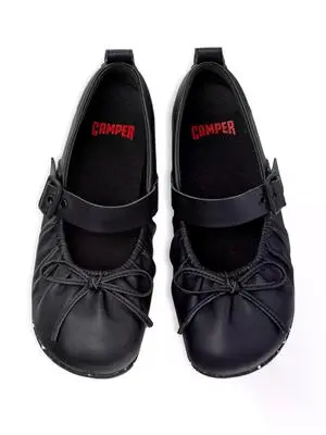Camper Wabi Buckle-fastening Ballet Flats - Black