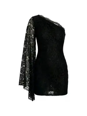 AXEL 113 Lilith One-shoulder Mini Dress - Black
