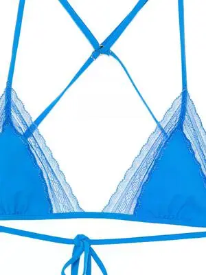 Kiki De Montparnasse Lace Inset Bikini Top