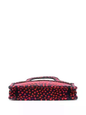 Dior Embroidered Heart Mini Tote Bag - Multicolour