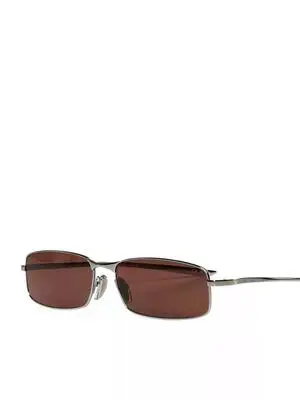 Balenciaga Rectangle Frame Sunglasses - Silver