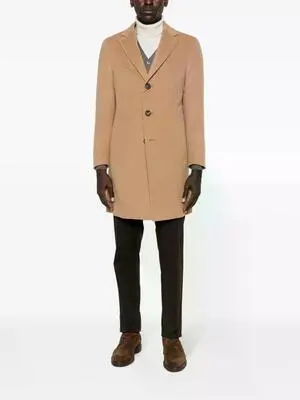 Canali Single-breasted Camel Hair Coat