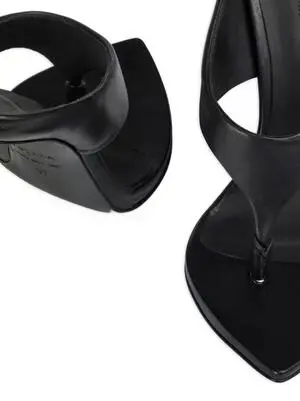 LE SILLA Gisele Leather Thong Sandals