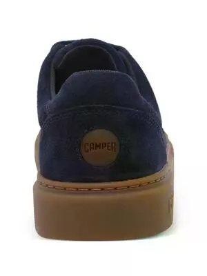 Camper Round Toe Suede Lace Up Sneakers