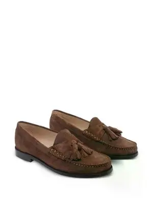 STUART WEITZMAN Tassel Round Toe Loafers