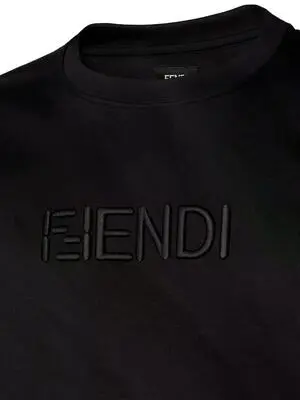 Fendi Logo T-shirt - Black