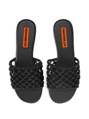 SIMONMILLER Salerno Knotted Sandals - Black