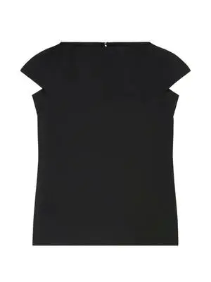 MAISON MARGIELA Cap-sleeve Mini Dress With Cut-out Detail