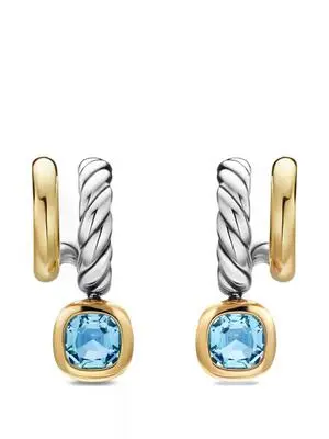 David Yurman Dy Mercer® Color Two Row Drop Earrings - Silver
