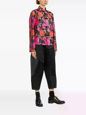 Comme Des Garçons Floral Jacquard Jacket
