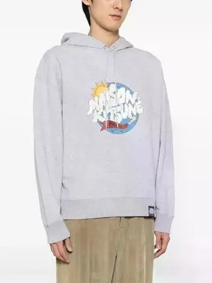 Maison Kitsuné Graphic-print Cotton Hoodie