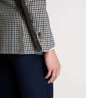 Dunhill Wool Gingham Blazer