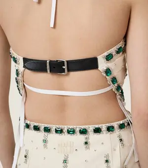Miu Miu Embellished Cotton Top