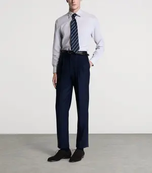 Dunhill Cotton Micro-check Shirt