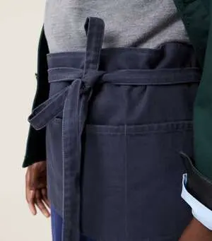 Miu Miu Cotton Gabardine Wrap Mini Skirt