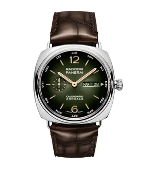 Panerai Platinumtech Radiomir Annual Calendar Watch - Green