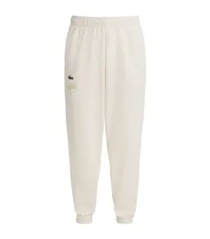 Lacoste X Novak Djokovic Tennis Cuffed Sweatpants - Ivory
