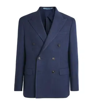Polo Ralph Lauren Linen Double-breasted Suit Jacket