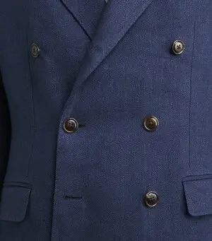 Polo Ralph Lauren Linen Double-breasted Suit Jacket