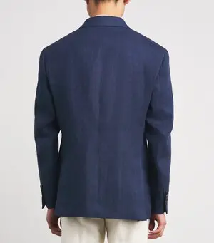Polo Ralph Lauren Linen Double-breasted Suit Jacket