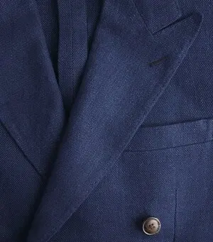 Polo Ralph Lauren Linen Double-breasted Suit Jacket