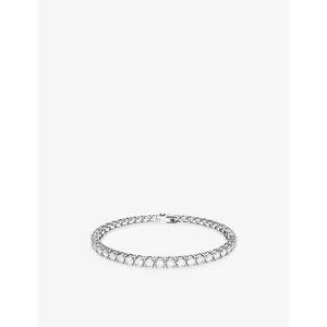 SWAROVSKI Matrix Tennis Bracelet With Zirconia - Silver