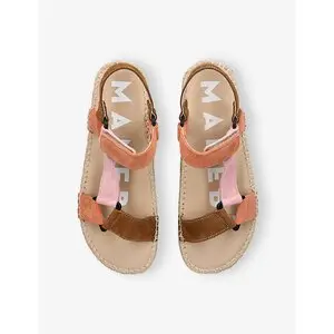Manebí Contrast Colour Suede Hiking Sandals