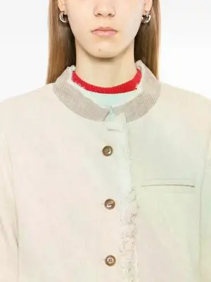 COTEMP Ruffled Button Jacket