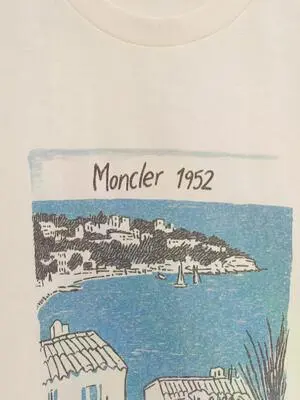 Moncler Printed Embroidered T-shirt